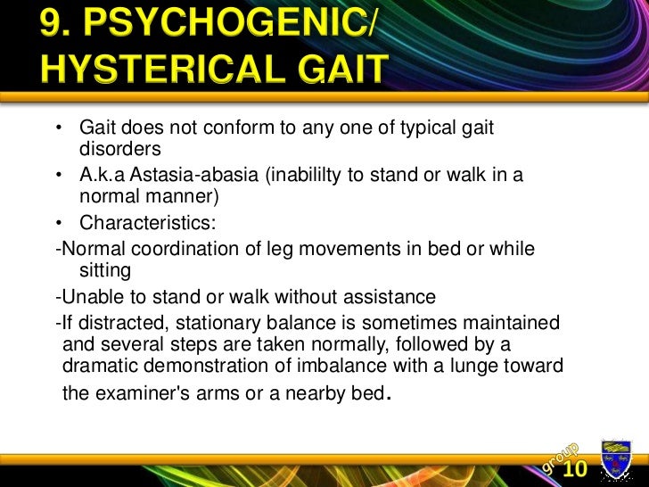 Gait disorder