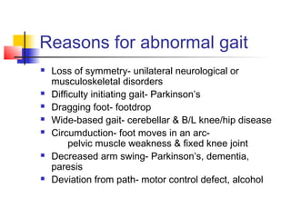 Gait disorders | PPT