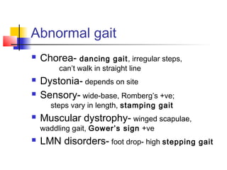 Gait disorders | PPT