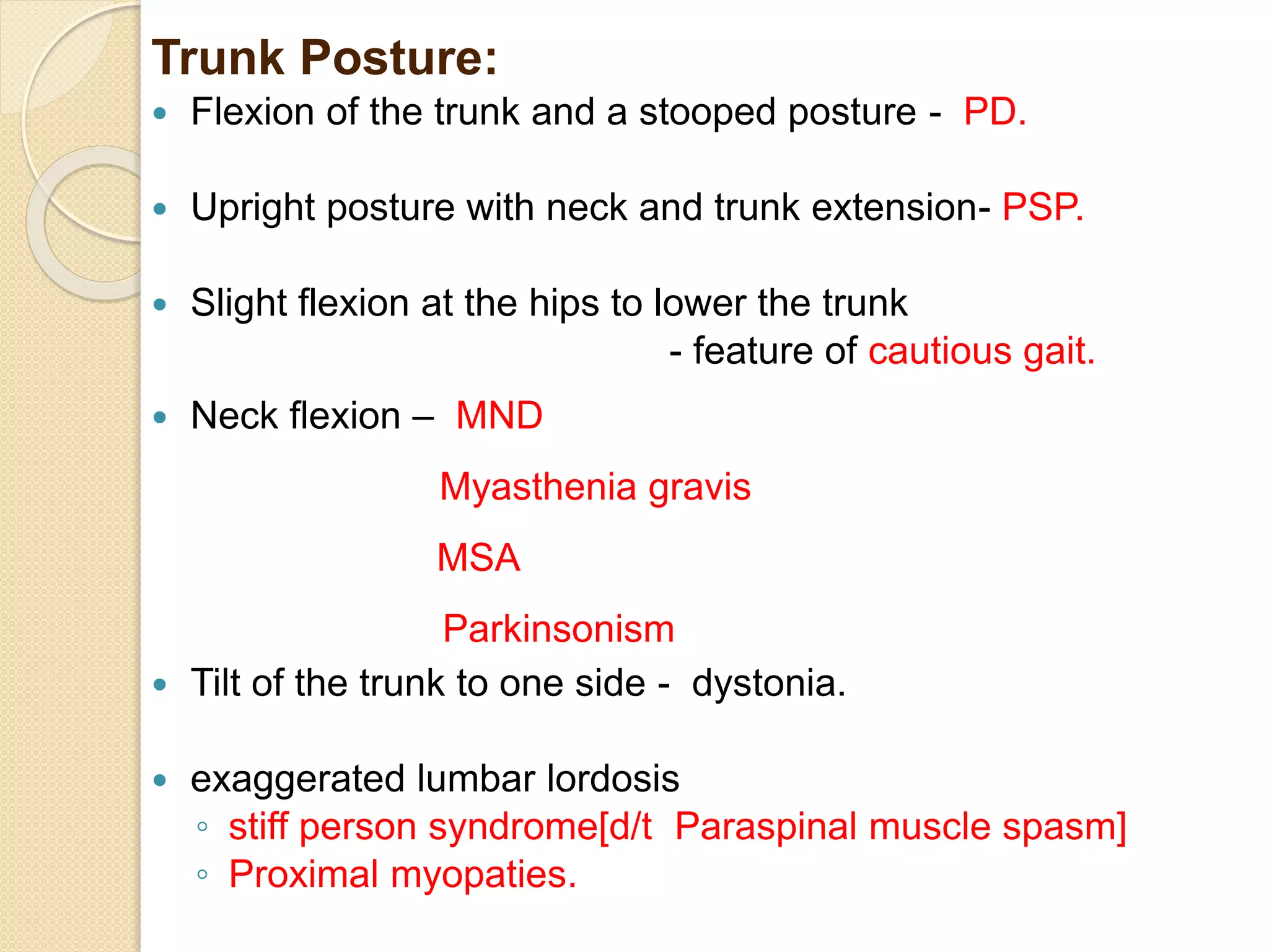 Gait disorders | PPTX