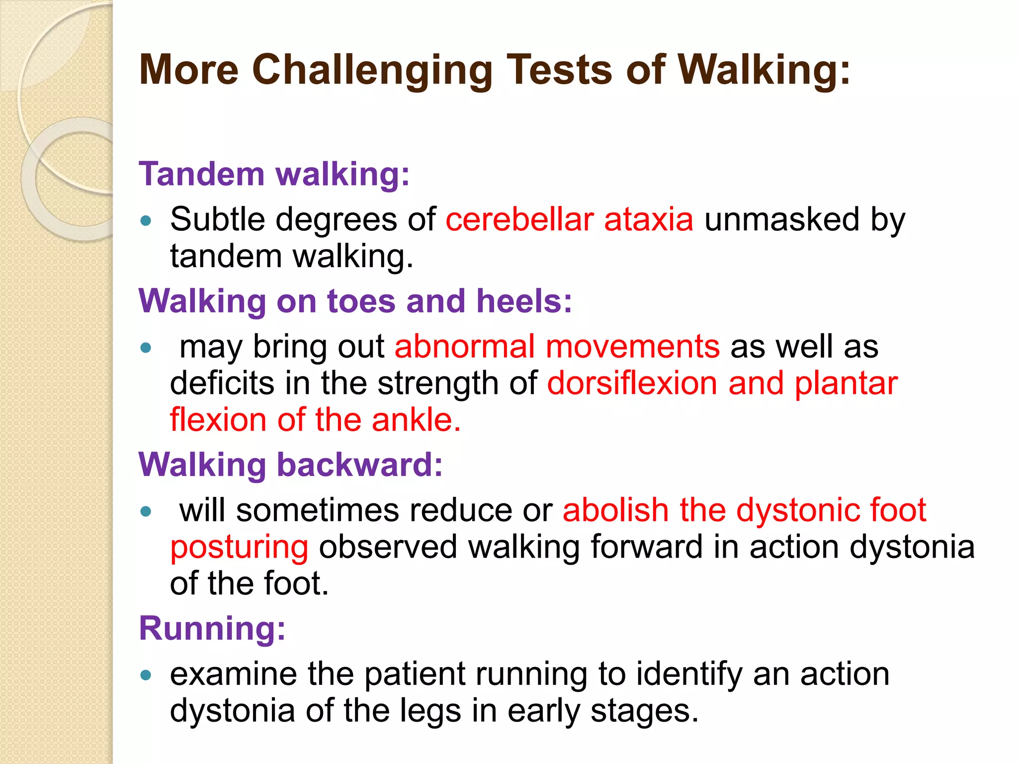 Gait disorders | PPTX