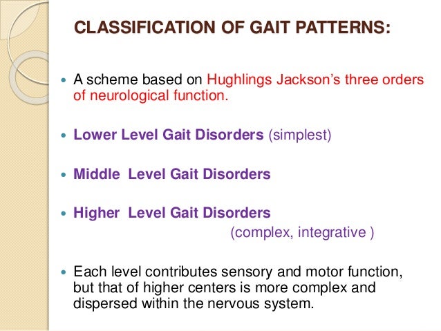 Gait disorders