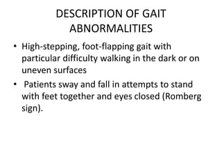 Gait disorders.pptx | Death, Injury, or Military Conflict | Sensitive ...