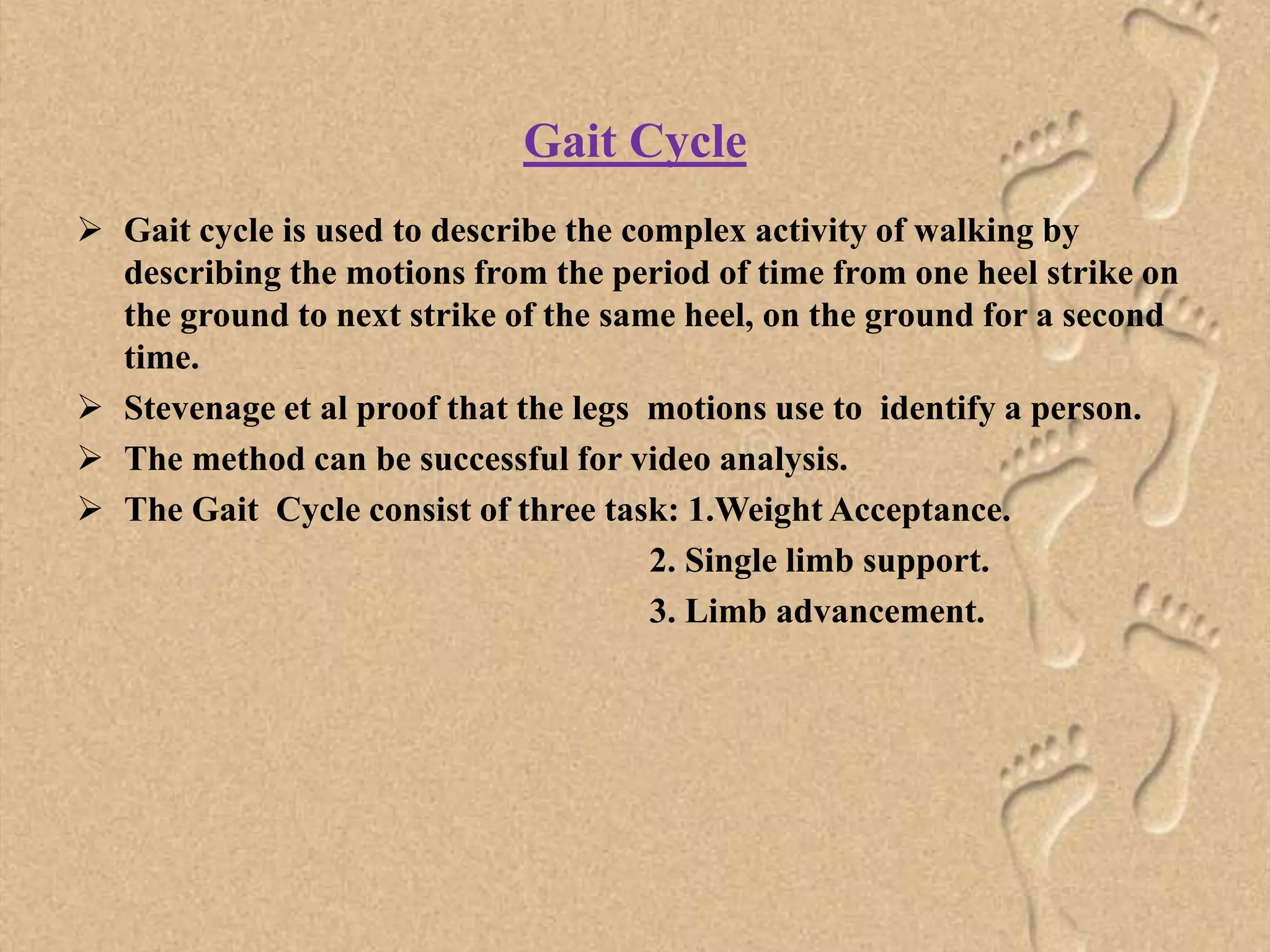 Gait pattern.pptx | Foot Health | Diseases and Conditions