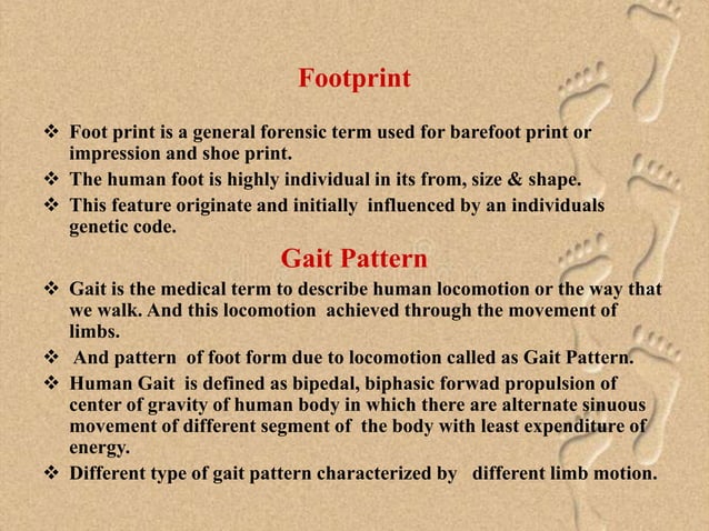 Gait pattern.pptx | Foot Health | Diseases and Conditions