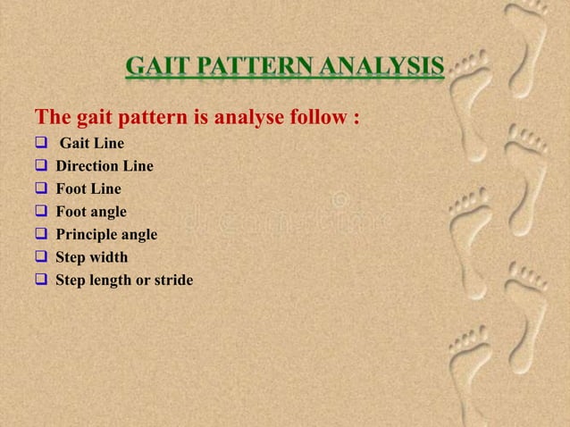 Gait pattern.pptx | Foot Health | Diseases and Conditions