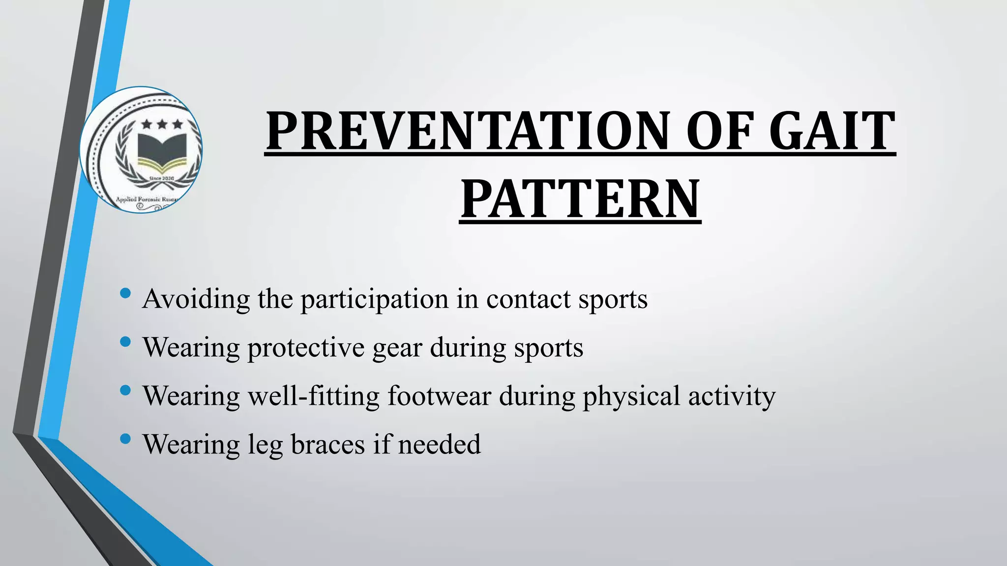 GAIT PATTERN ANALYSIS | PPTX