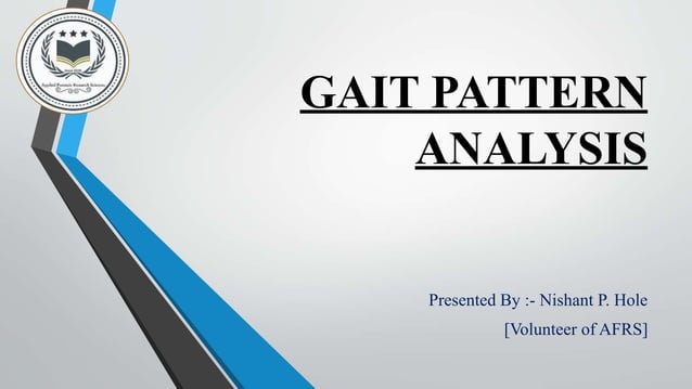GAIT PATTERN ANALYSIS | PPTX