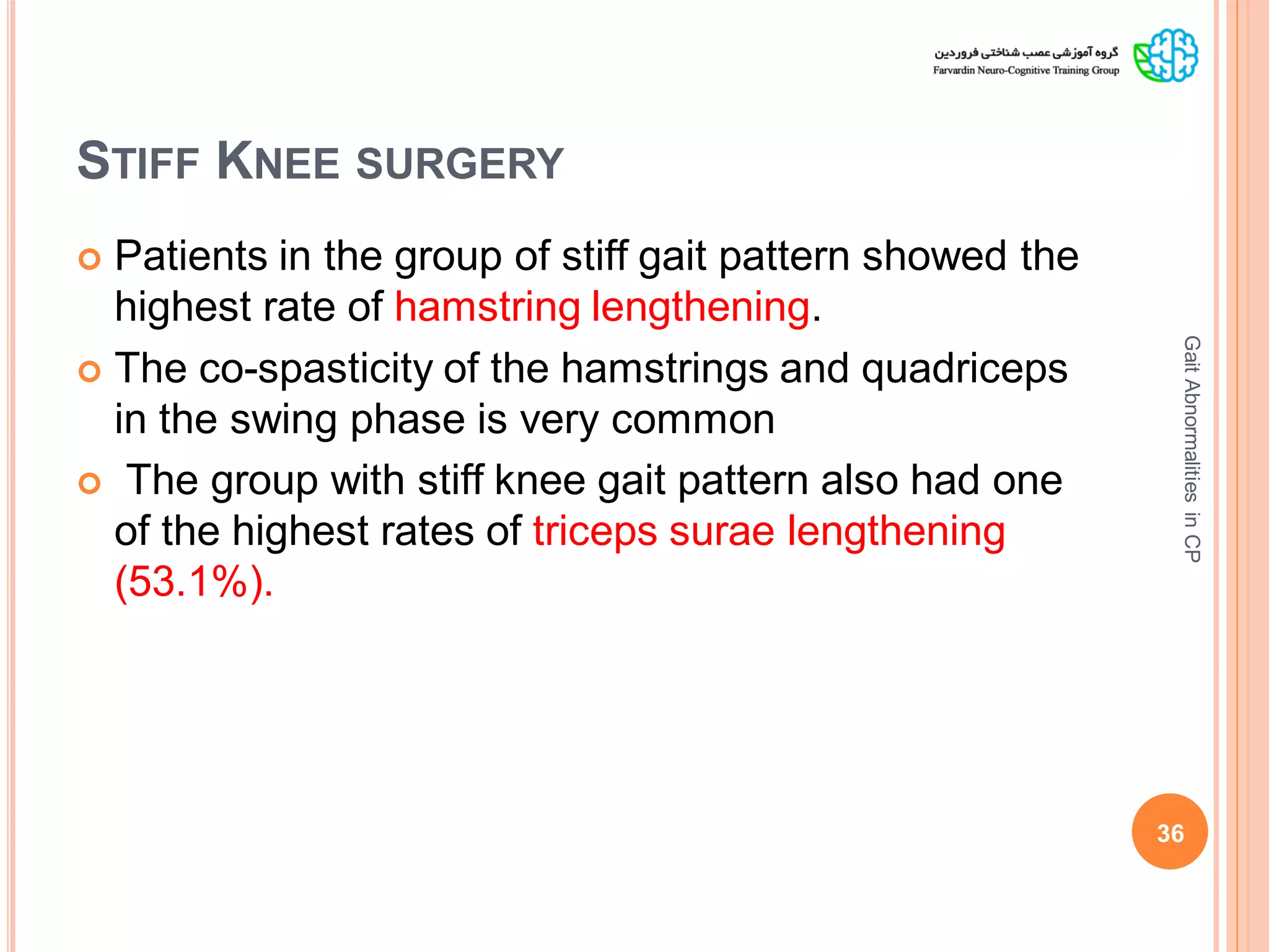Gait pattern classification in children with cp | PDF