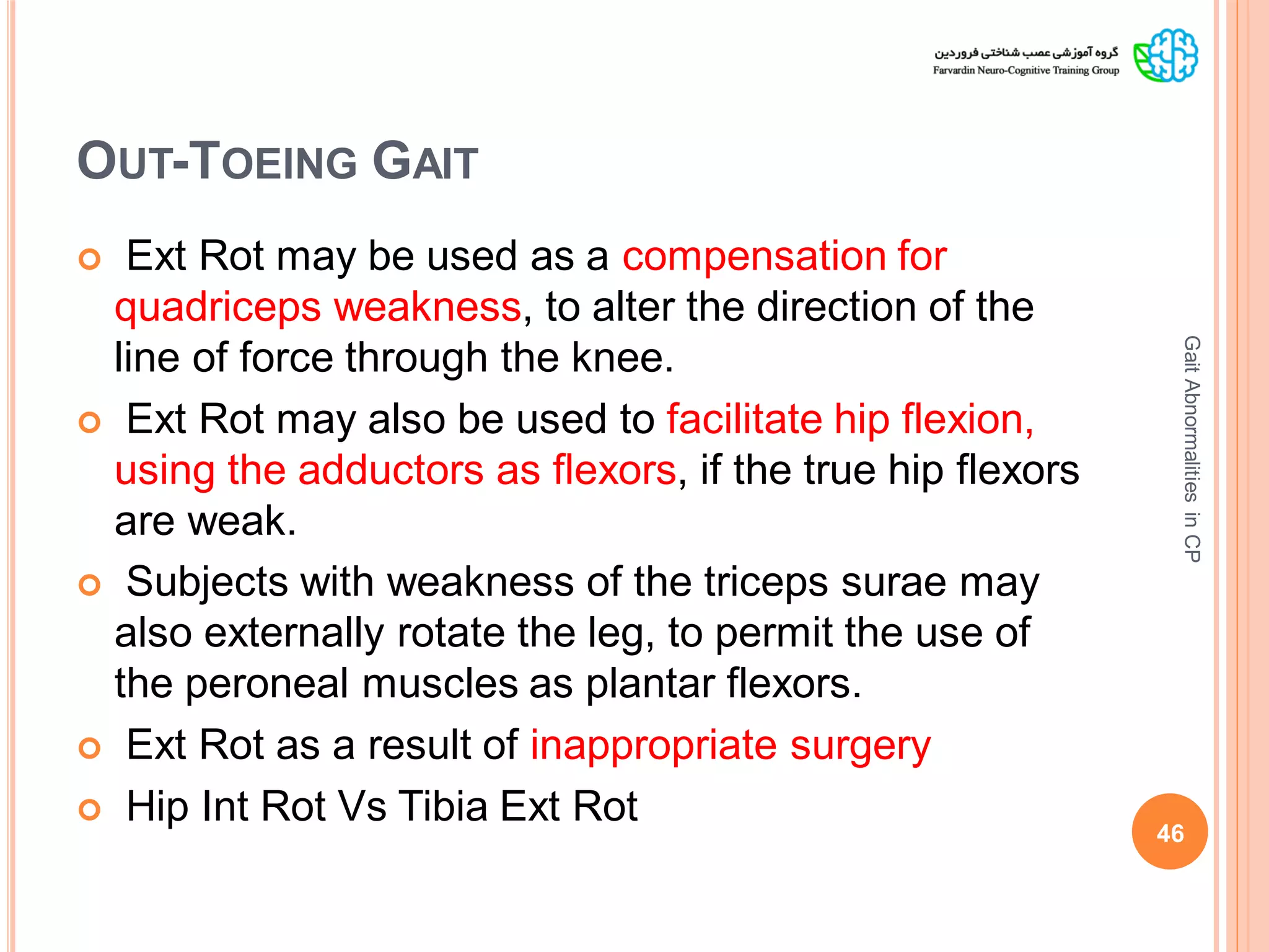 Gait pattern classification in children with cp | PDF