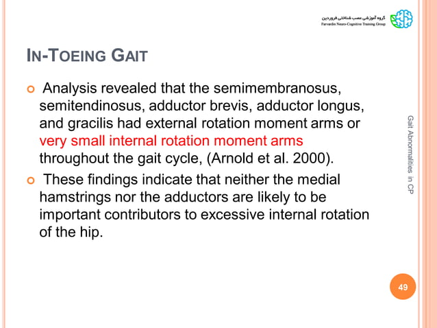 Gait pattern classification in children with cp | PDF
