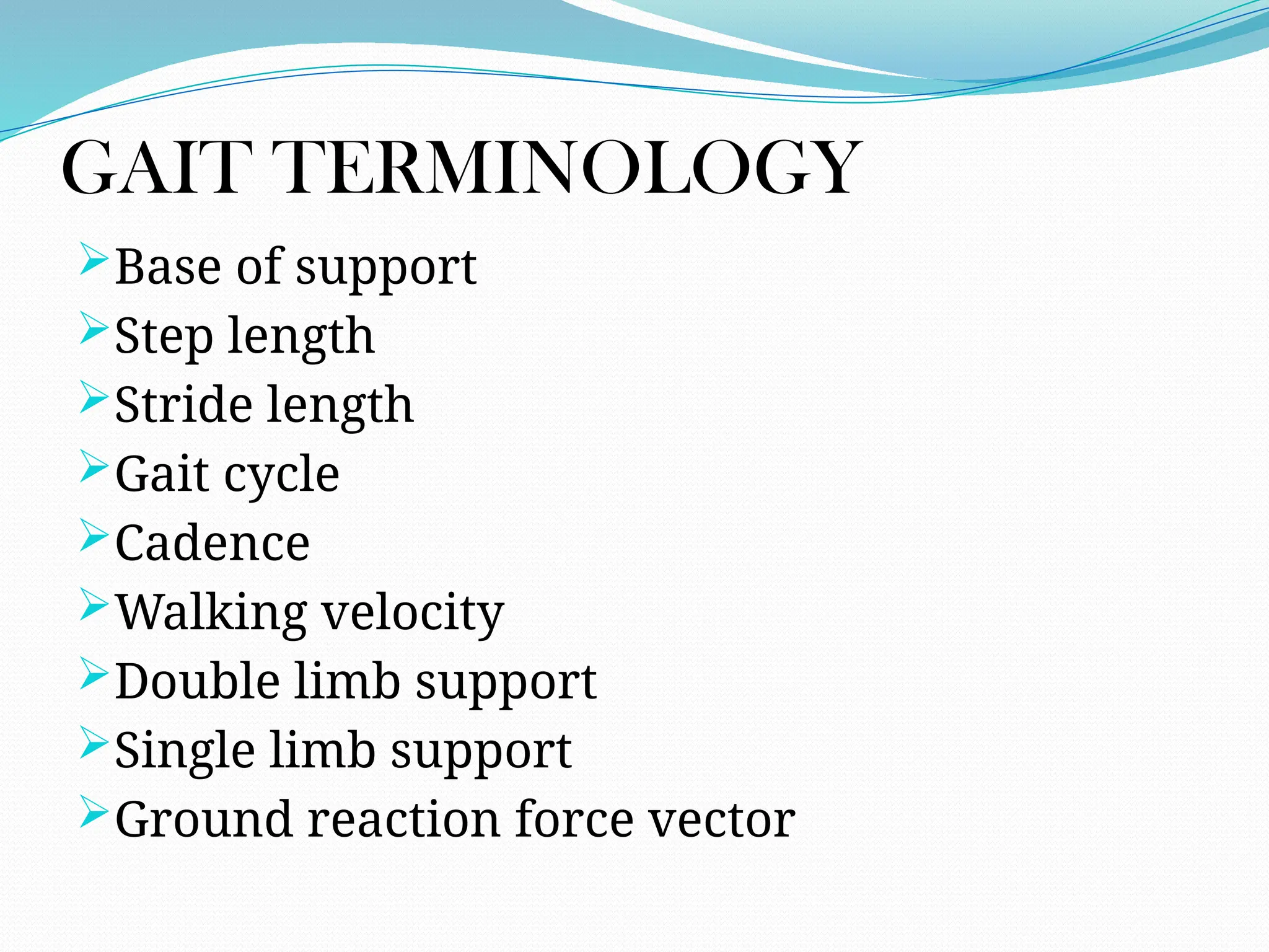 BIOMECHANICS OF gait and gait cycle and gait analysis | PPTX