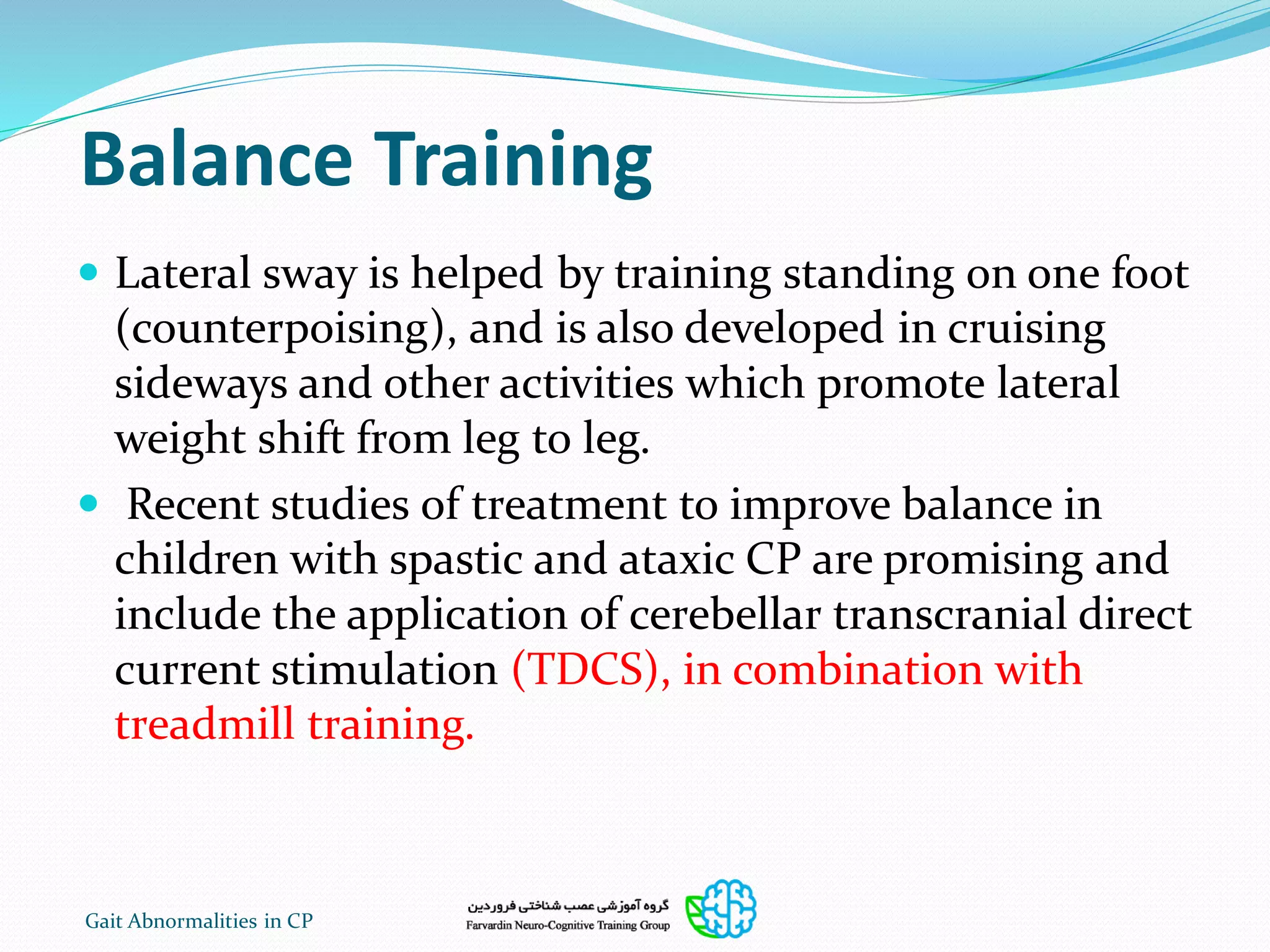 Gait training in children with cp | PDF