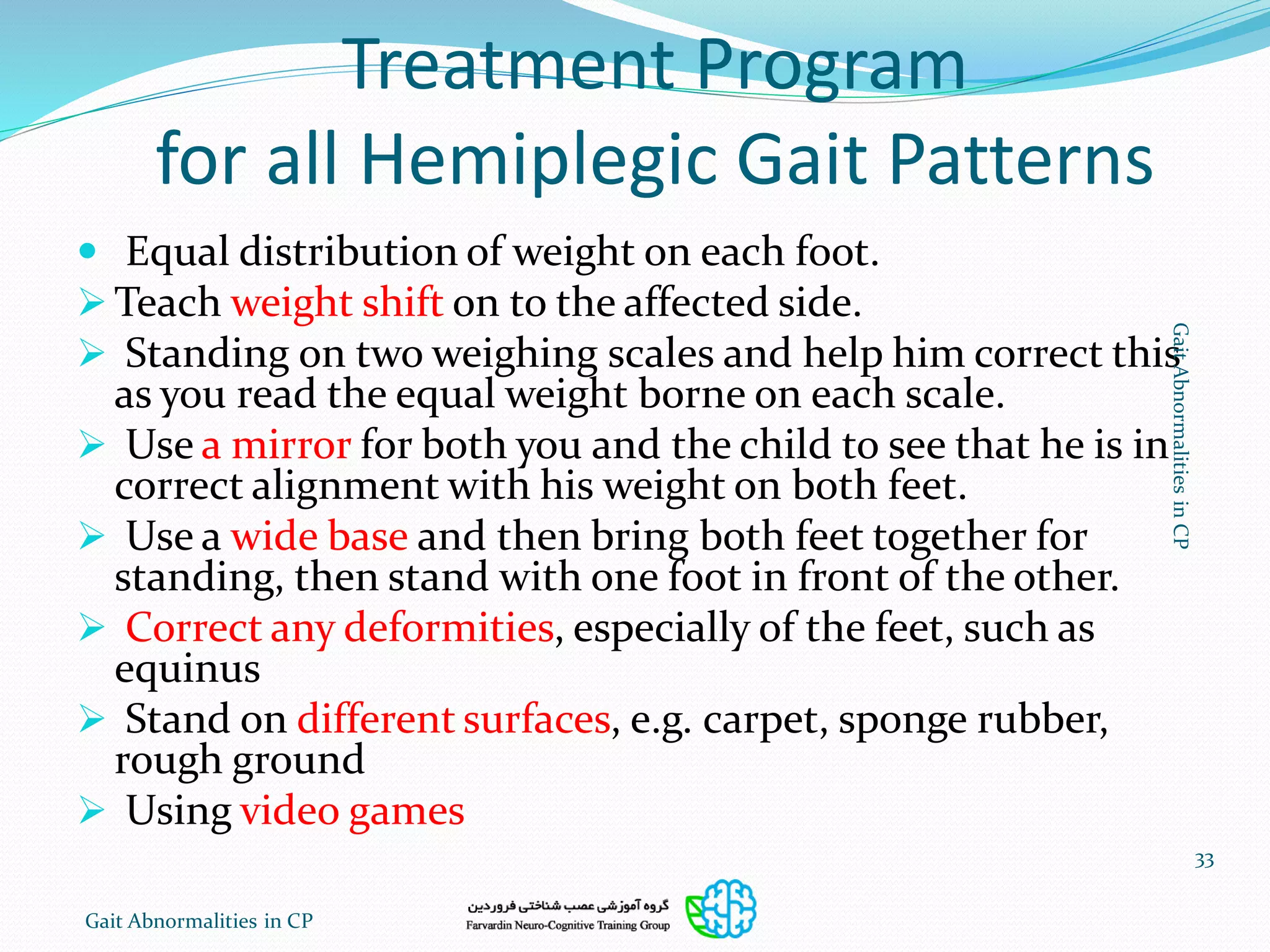 Gait training in children with cp | PDF