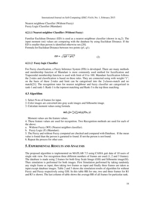 Gait using moment with gray and | PDF