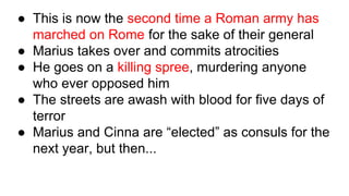 Marius and Sulla | PPTX
