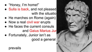 Marius and Sulla | PPTX