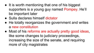 Marius and Sulla | PPTX