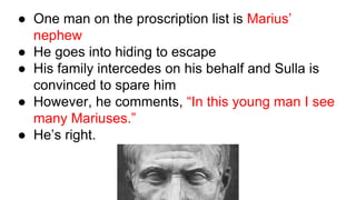 Marius and Sulla | PPTX