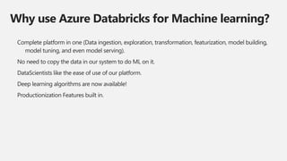 Global AI Bootcamp Madrid - Azure Databricks | PPT