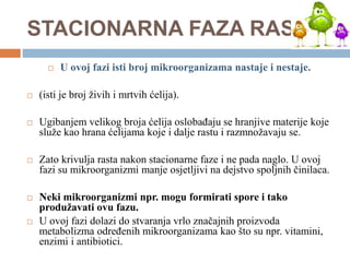 Gajenje mikroorganizama u industrijskoj proizvodnji | PPTX