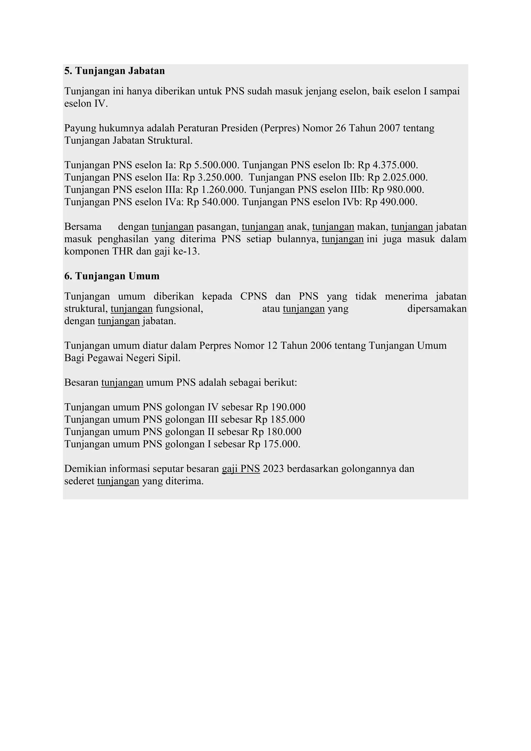 INFO GAJI PPPK 2023 | DOCX