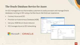 Multi-cloud App Development with Microsoft Azure and Oracle Cloud Infrastructure | PPT