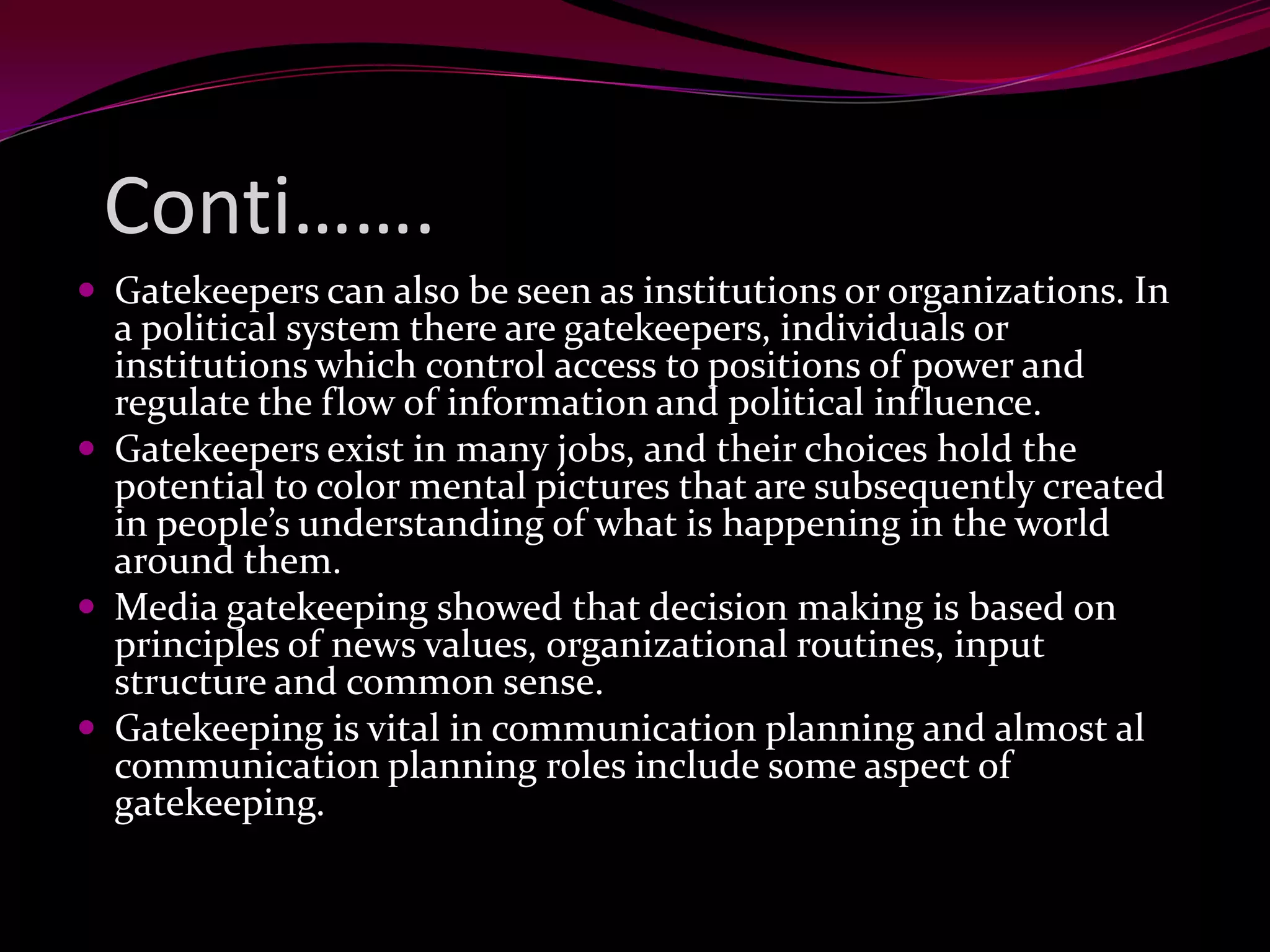Gake keeping presentation | PPTX