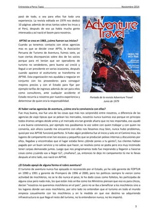 Entrevista a Percy Tapia | PDF