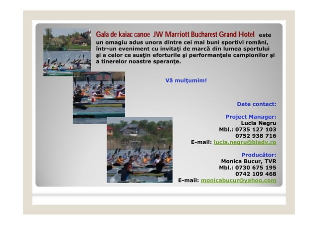 Gala Barcilor De Aur Jw Marriott | PPT