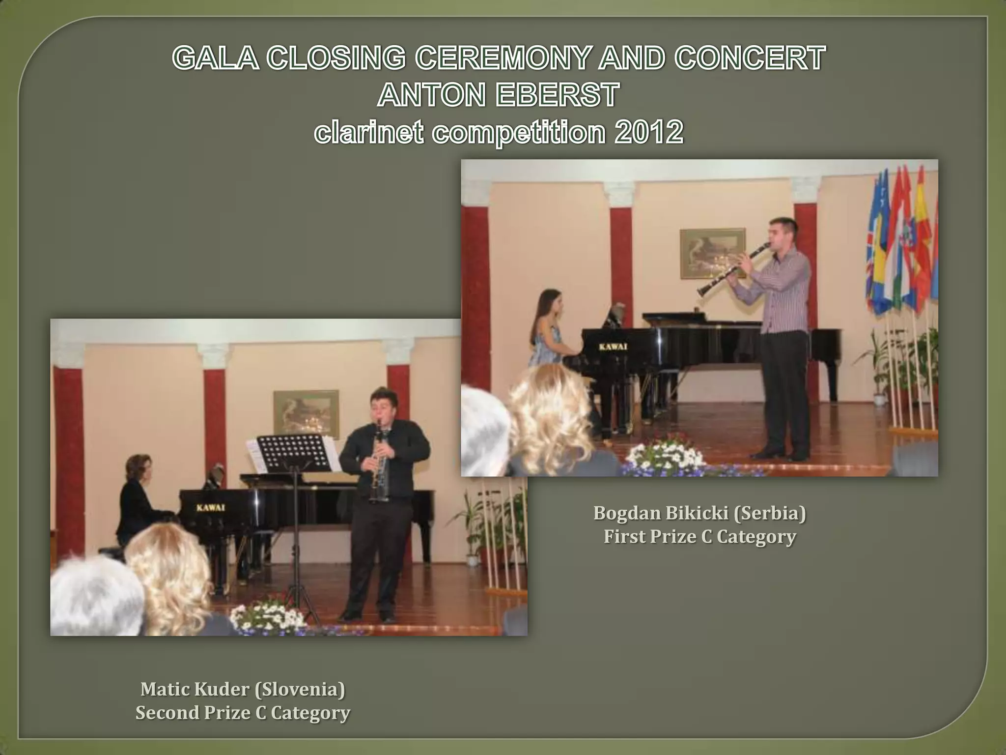 Anton Eberst 2012 - Gala closing ceremony and concert | PPT