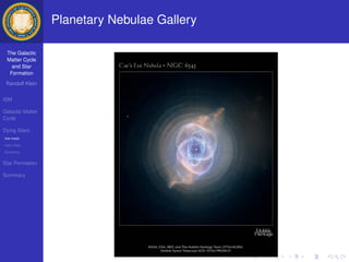 Galaxy Forum USA - Galactic matter cycles | PDF