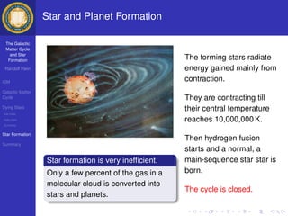 Galaxy Forum USA - Galactic matter cycles | PDF