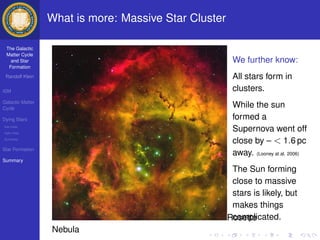 Galaxy Forum USA - Galactic matter cycles | PDF
