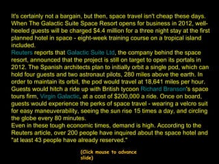 First Space Hotel in 2012 | PPS | Hotels and Motels | Travel Type