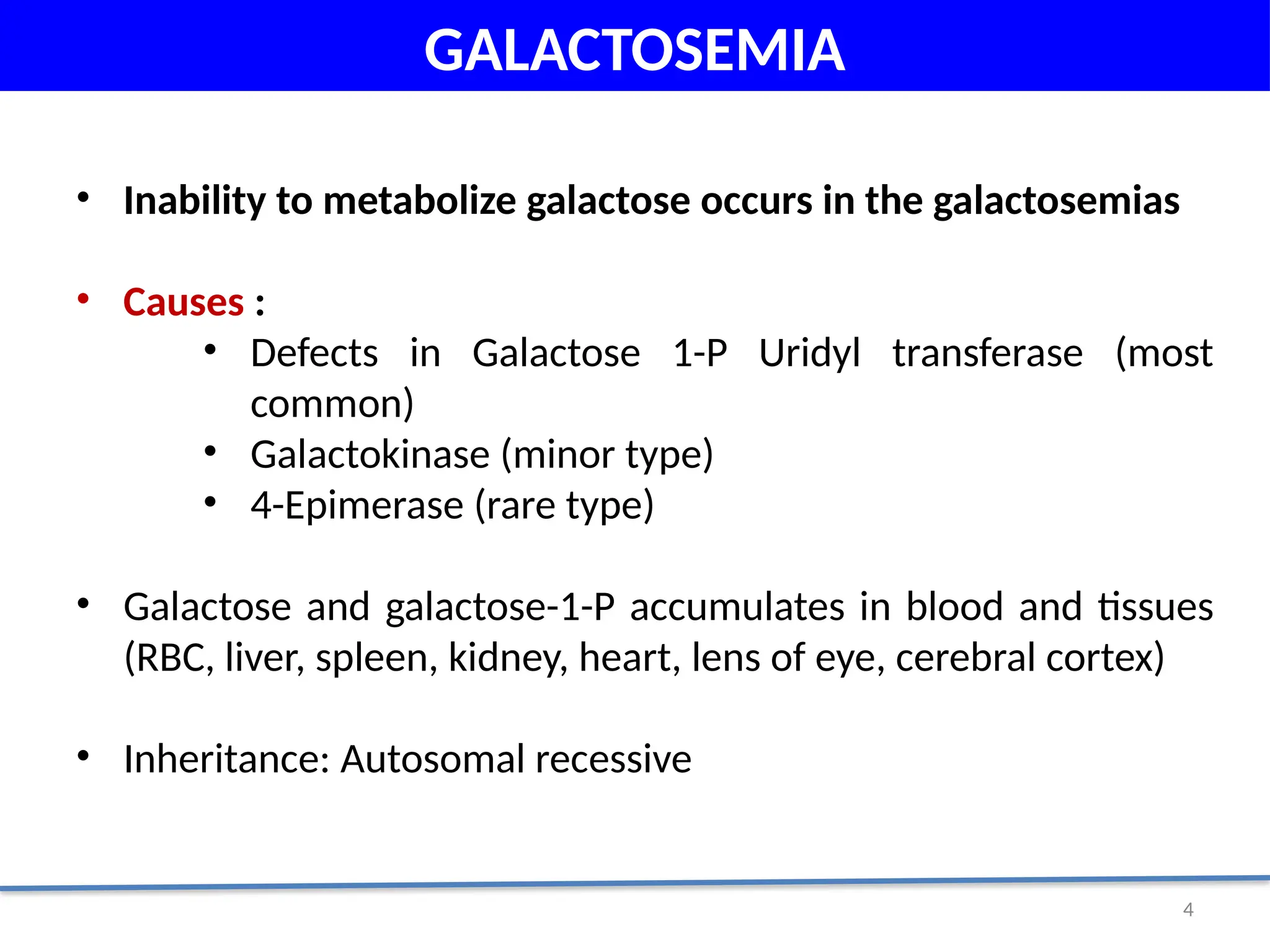 Galactose metabolism and it's disorder (galactosemia) | PPTX