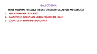 Galactose metabolism | PDF