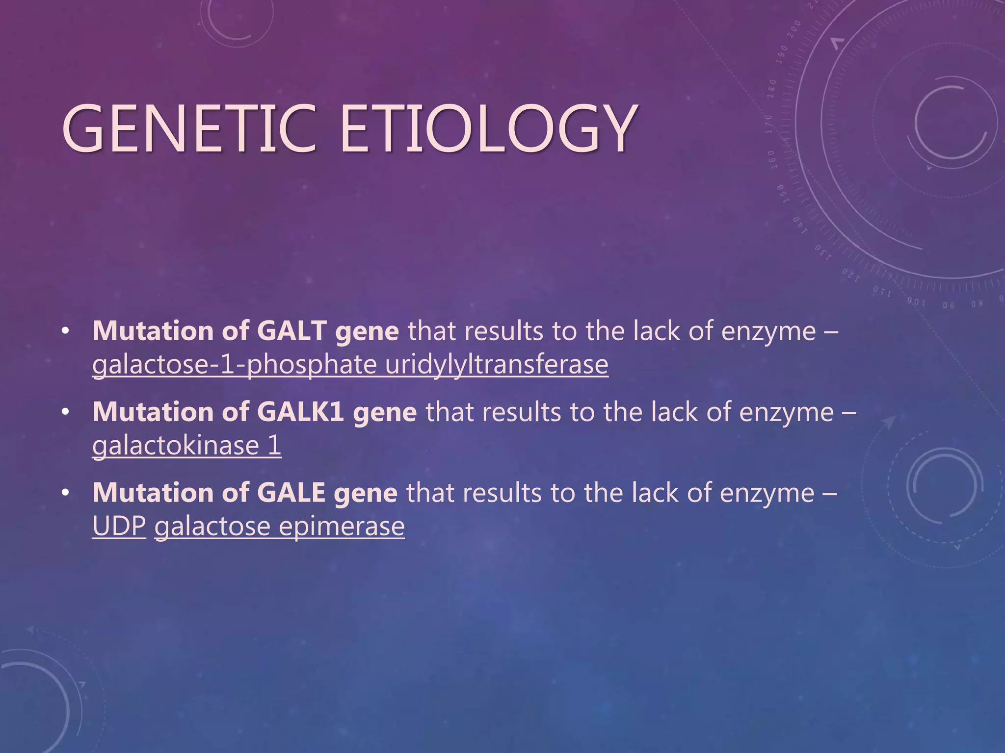 Galactosemia | PPTX