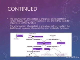 Galactosemia | PPTX