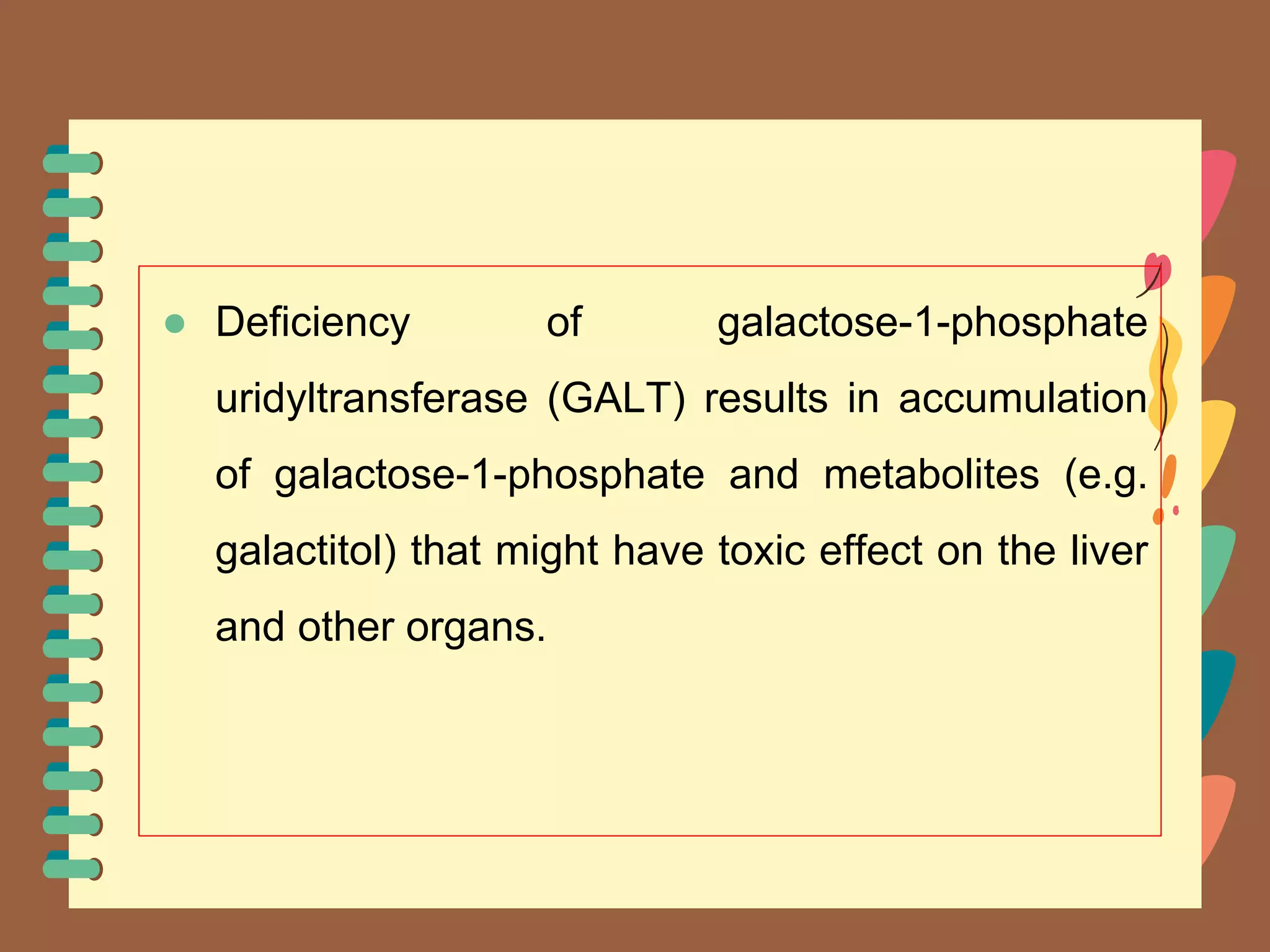 Galactosemia | PDF