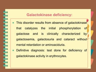 Galactosemia | PDF