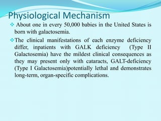 Galactosemia | PPTX