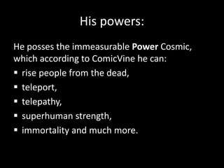 Galactus by Roselyn | PPT