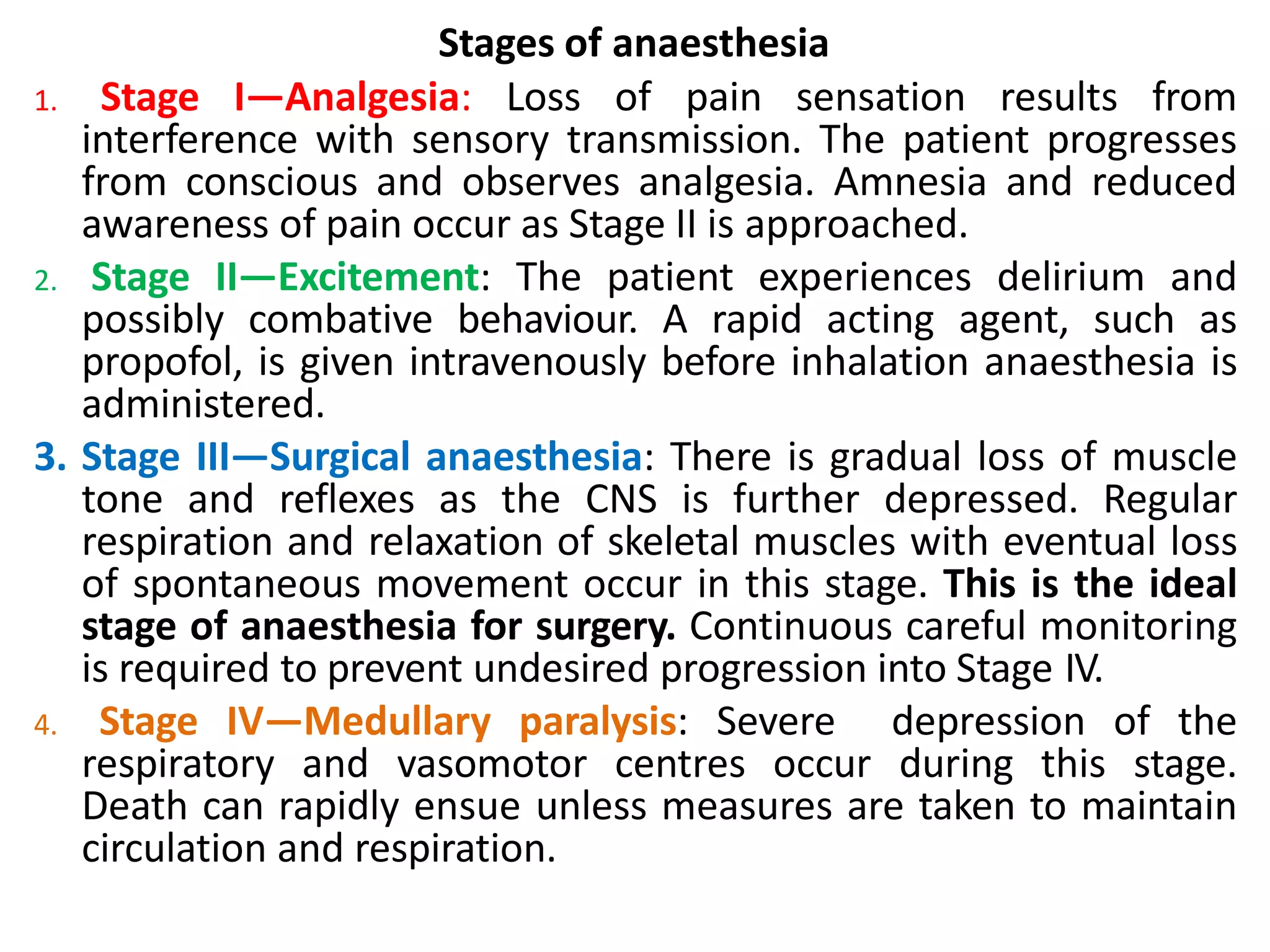 general anaesthesia | PPTX