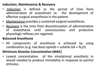 general anaesthesia | PPTX