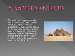 El Antiguo Egipto | PPTX