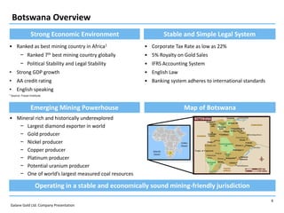 Galane gold company presentation | PDF