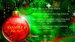 Squaring (Shortcut) | PPT