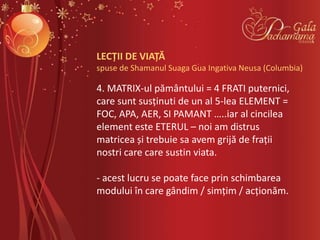 Gala Pachamama Romania editia 4 - 2014 | PPTX