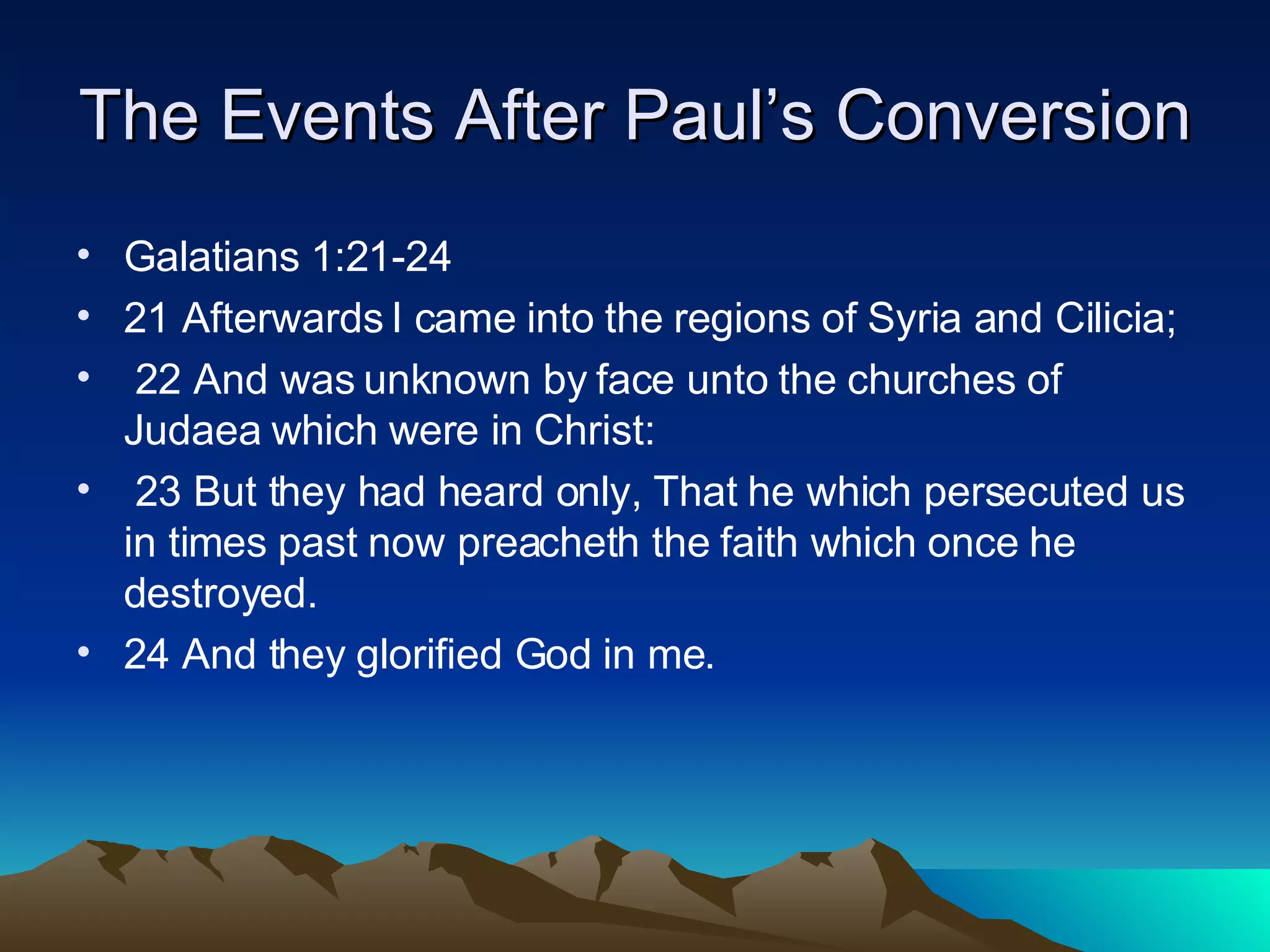 Galatians.Ppt Chapter 1. | PPT